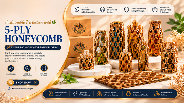 Ecommerce Packaging Boxes & Honeycomb Paper in Pakistan | Falcon Boxes